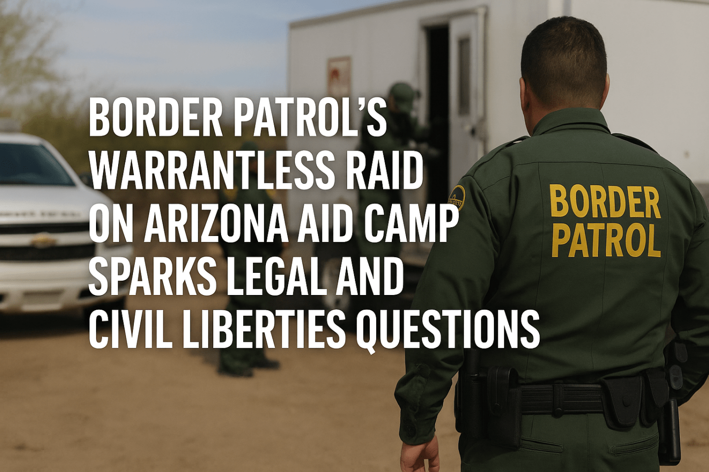 Border Patrol’s Warrantless Raid on Arizona Aid Camp Sparks Legal and ...